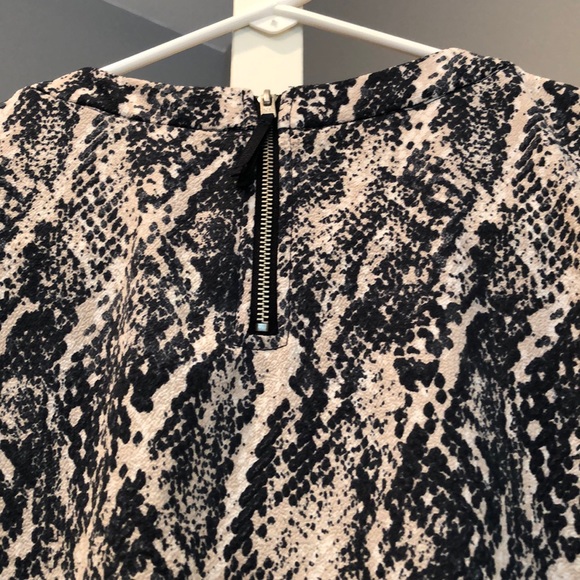 Tops | Cute Top With Snake Skin Pattern Medium | Poshmark